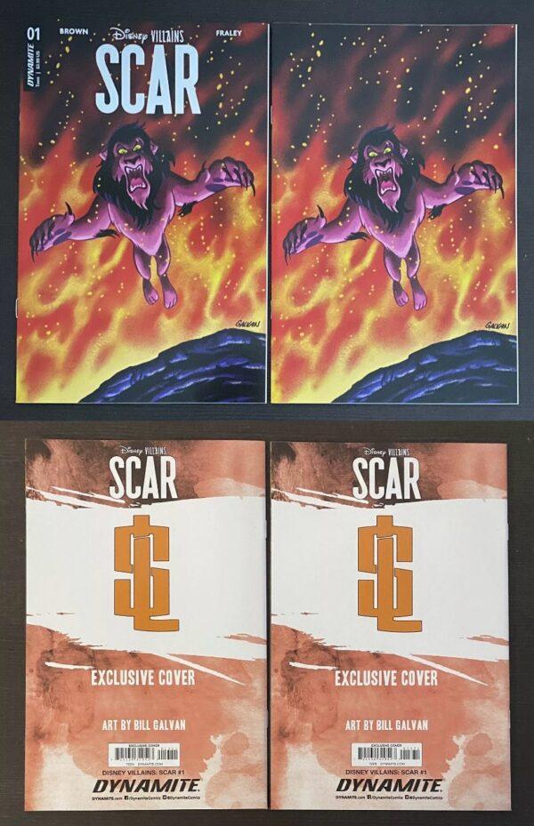 Scar #1 Disney Day Galvan Exclusive Set | Comics For Sale Online